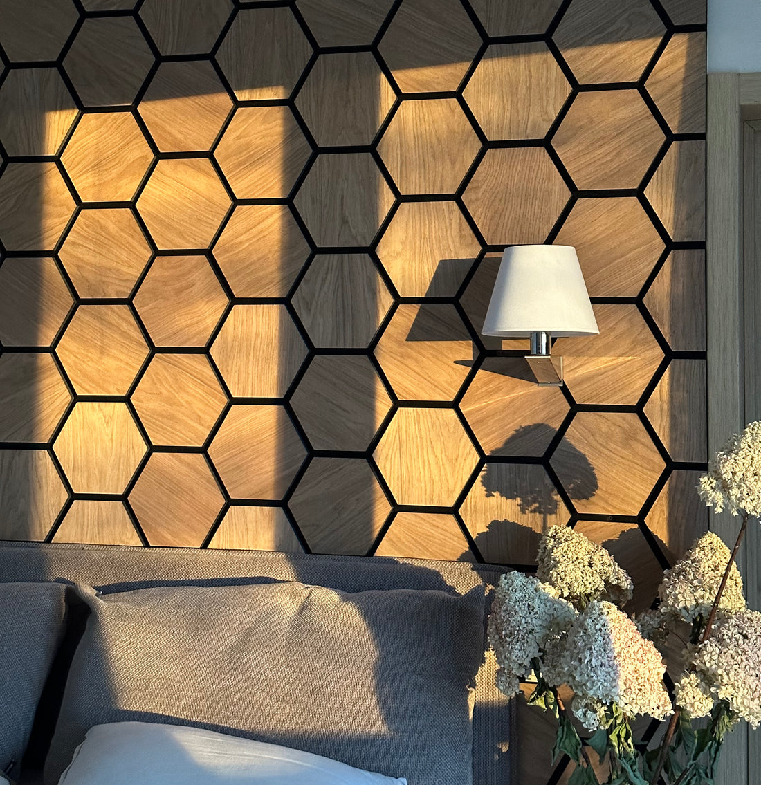 Pannelli Esagonali – Legnopregio |Pannelli murali in legno fonoassorbenti